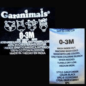 Garanimals | One Pieces | Garanimals Zebra Print Long Sleeve Onesie ...